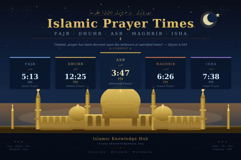 Accurate Islamic Prayer Times - Accurate Namaz Time, Salah Timetable ...
